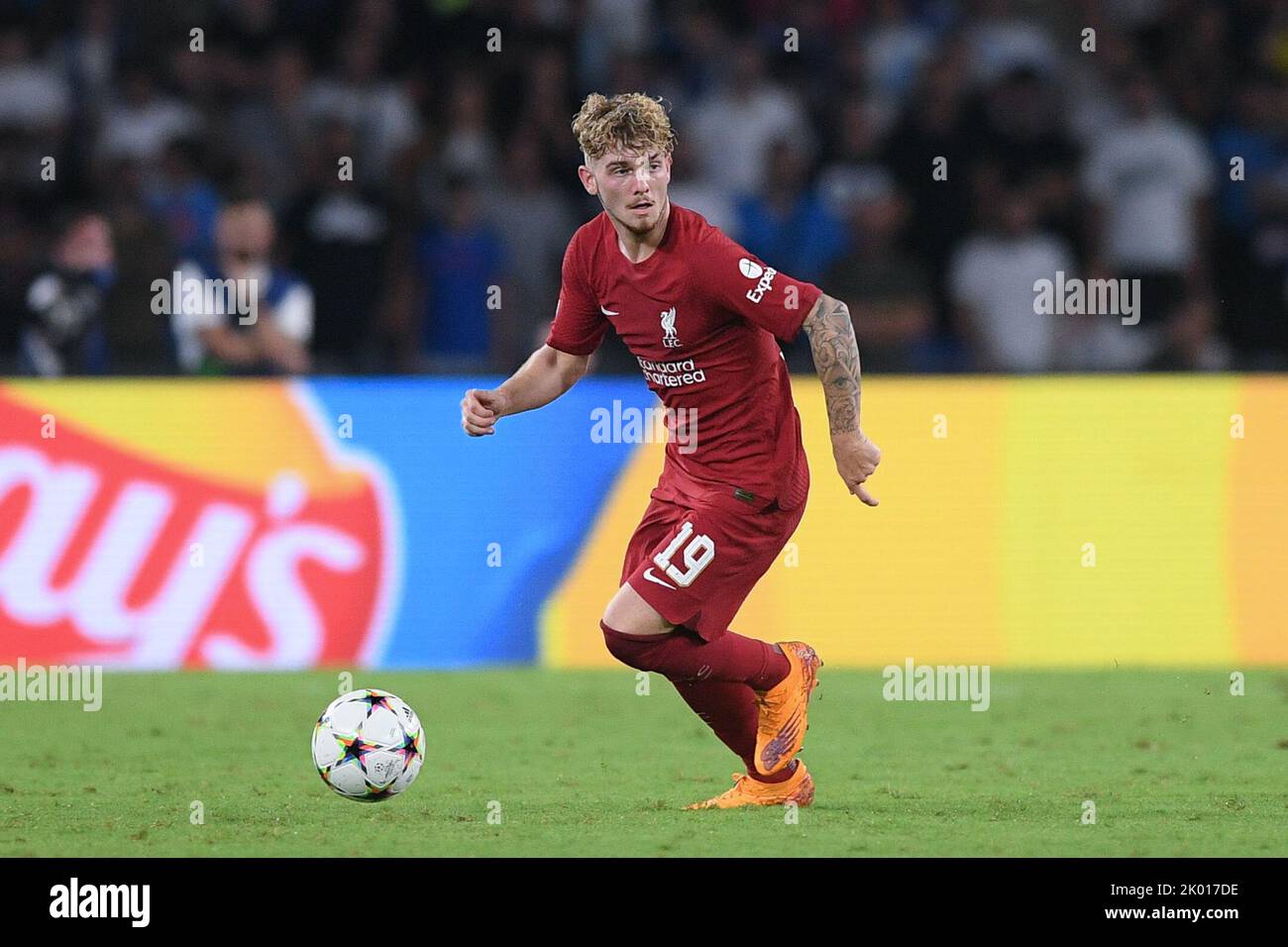 Naples, Italy. 07th Sep, 2022. Harvey Elliott of Liverpool FC during ...