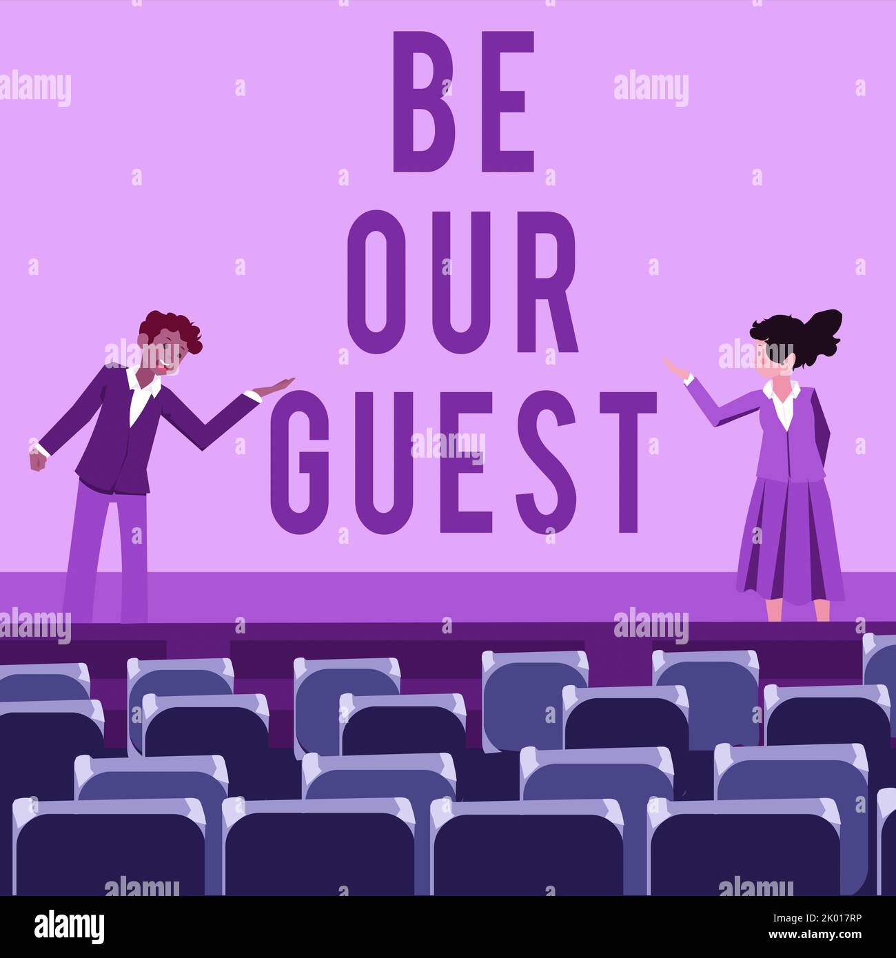 Text caption presenting Be Our Guest. Business overview You are welcome ...