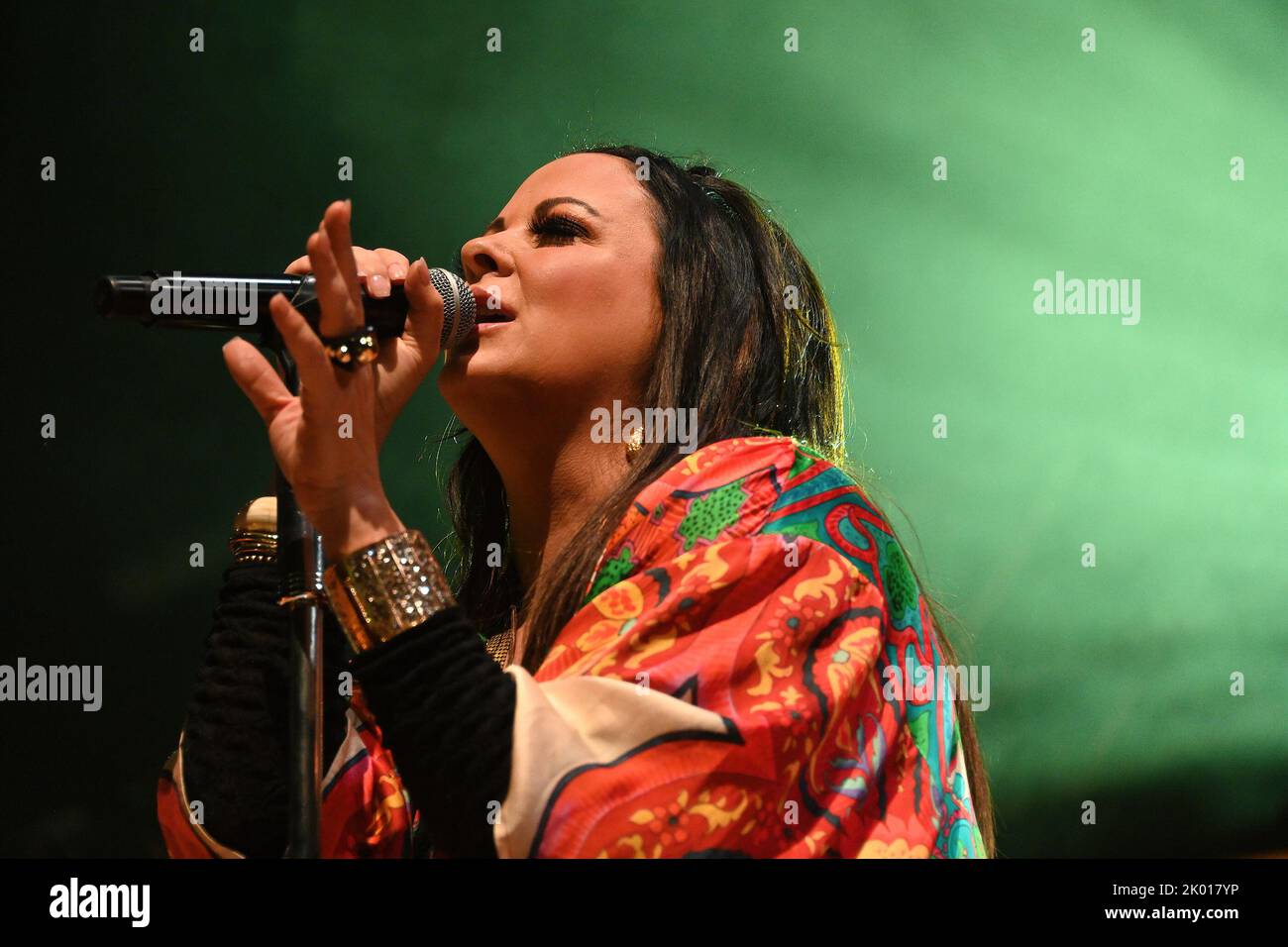 EMPORIA, KANSAS - SEPTEMBER 8, 2022 Legendary country music singer Sara ...