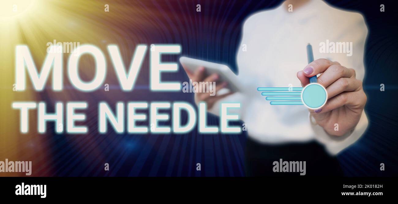 Conceptual display Move The NeedleMake a noticeable difference in ...