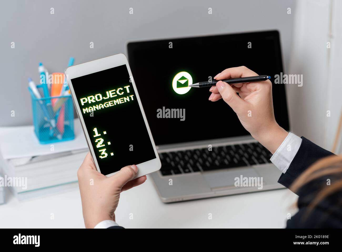 Text Caption Presenting Project Managementapplication Process Skills To Achieve Objectives And