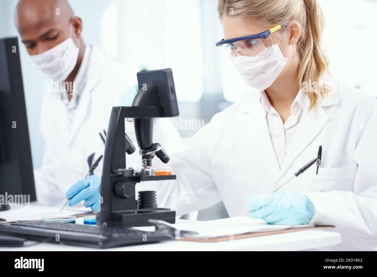 Behind every succesful product is a good research team. Two scientists ...