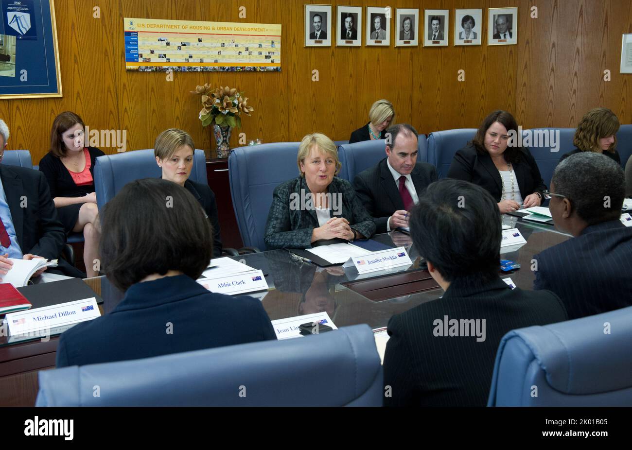 Visit to HUD headquarters by delegation from Australia Department of ...