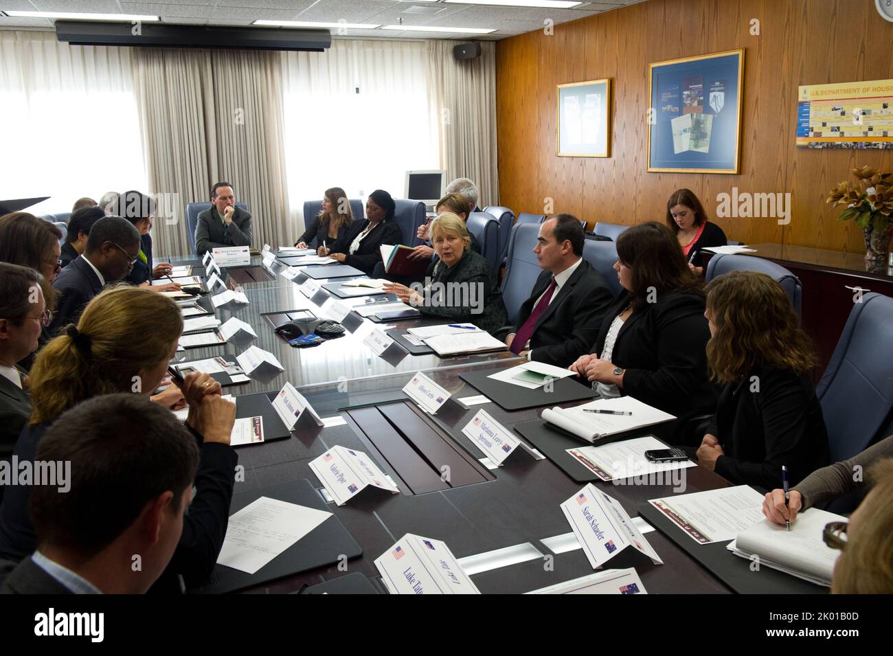 Visit to HUD headquarters by delegation from Australia Department of ...