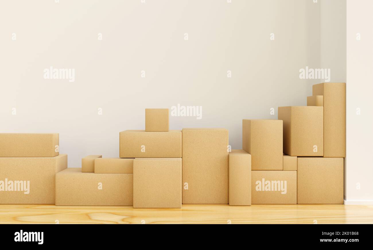 Shipping boxes different sizes hi-res stock photography and images - Alamy