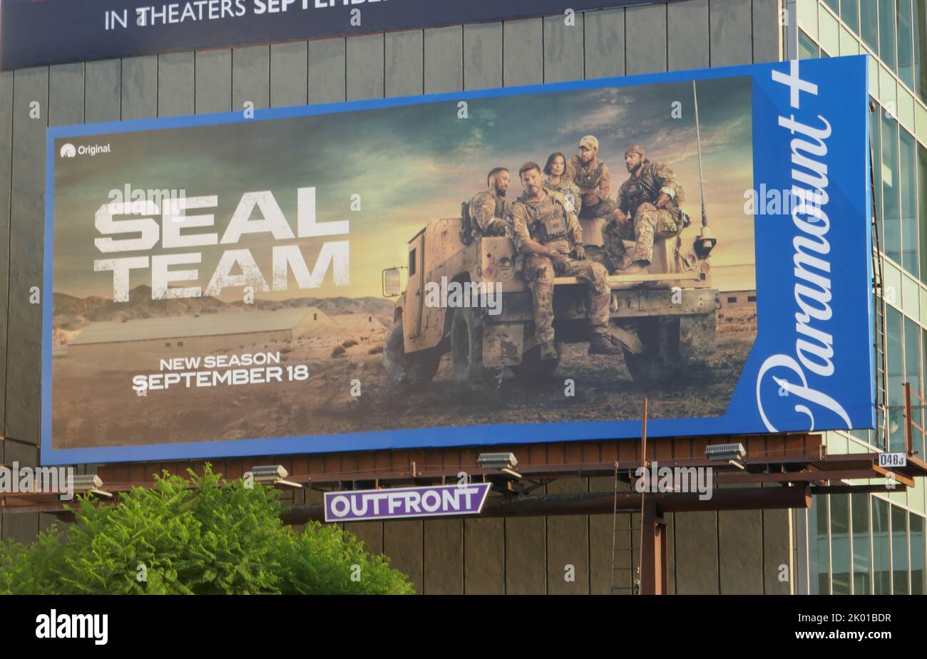 Los Angeles, California, USA 6th September 2022 Seal Team Billboard on ...