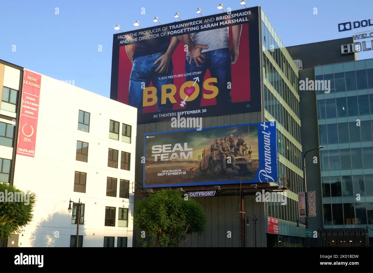 Los Angeles, California, USA 6th September 2022 Bros Billboard and Seal ...