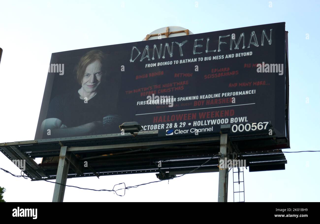 Los Angeles, California, USA 6th September 2022 Danny Elfman Concerts ...