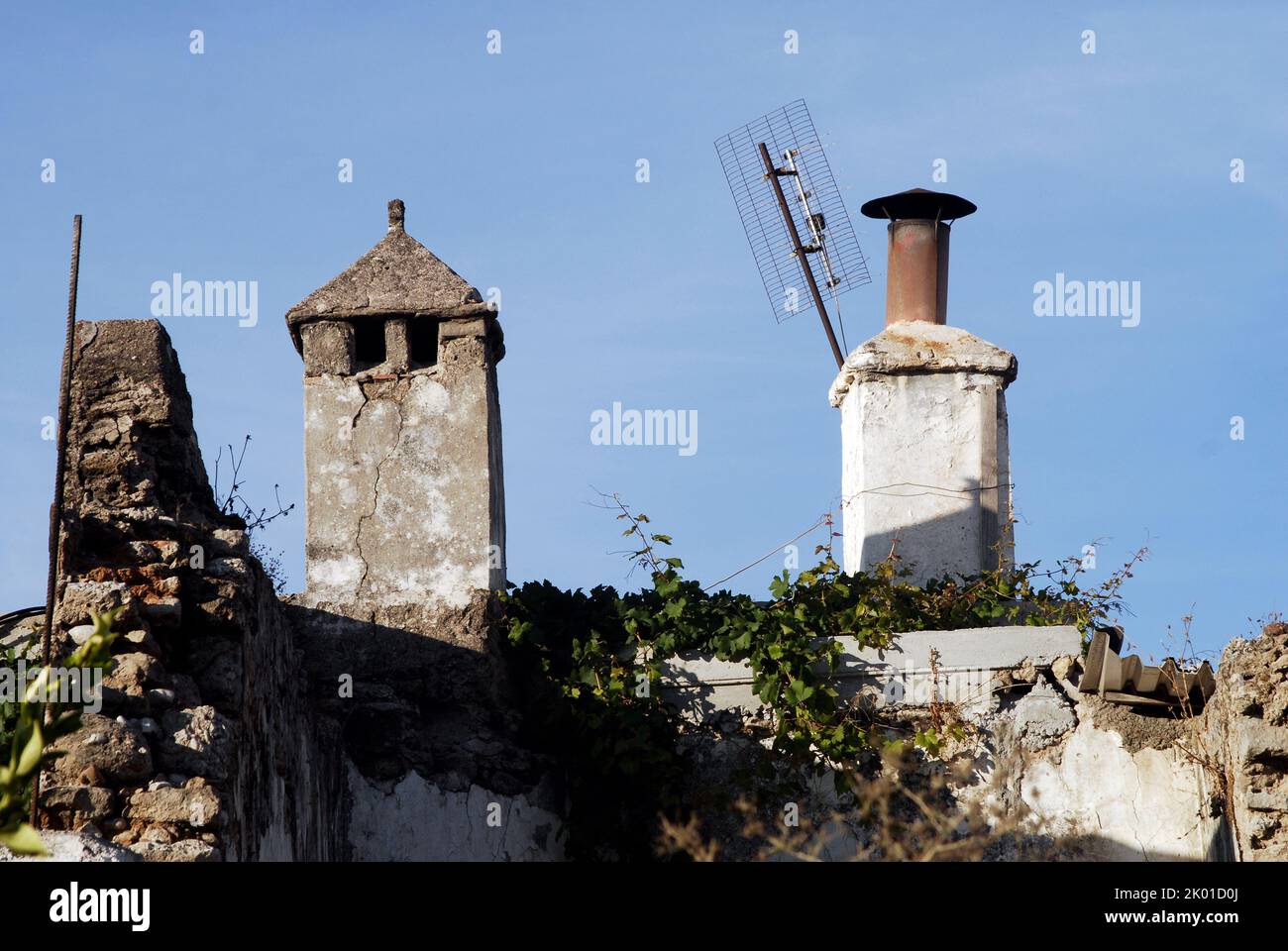 Greece, Dodecanese, Rhodes island Psinthos village and Fasouli springs ...