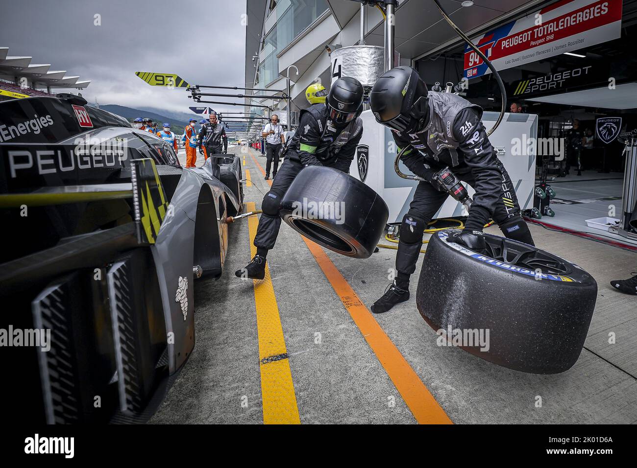 Rome, Japan: September 9, 2022, tyre, pneu, Peugeot TotalEnergies ...