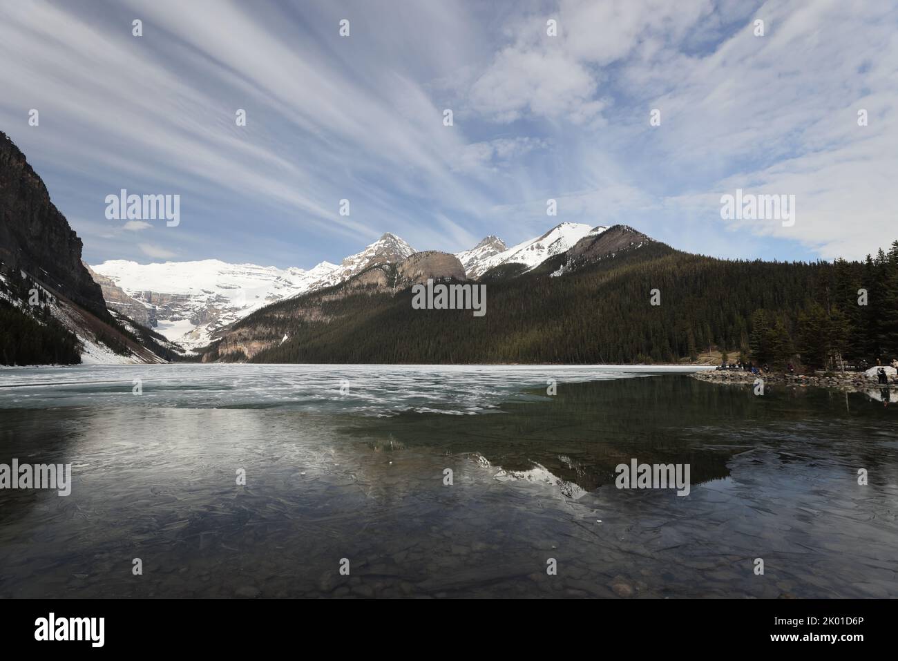 Famous wonderful Lake Louise landscape, Banff National Park, Alberta, Canada Stock Photo - Alamy