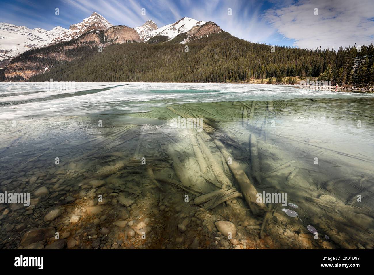 Famous wonderful Lake Louise landscape, Banff National Park, Alberta, Canada Stock Photo - Alamy