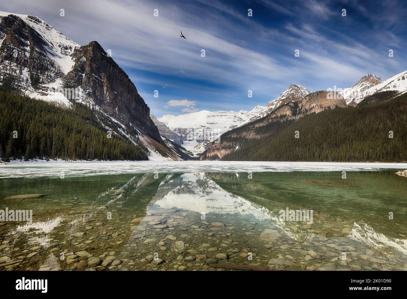 Famous wonderful Lake Louise landscape, Banff National Park, Alberta, Canada Stock Photo - Alamy
