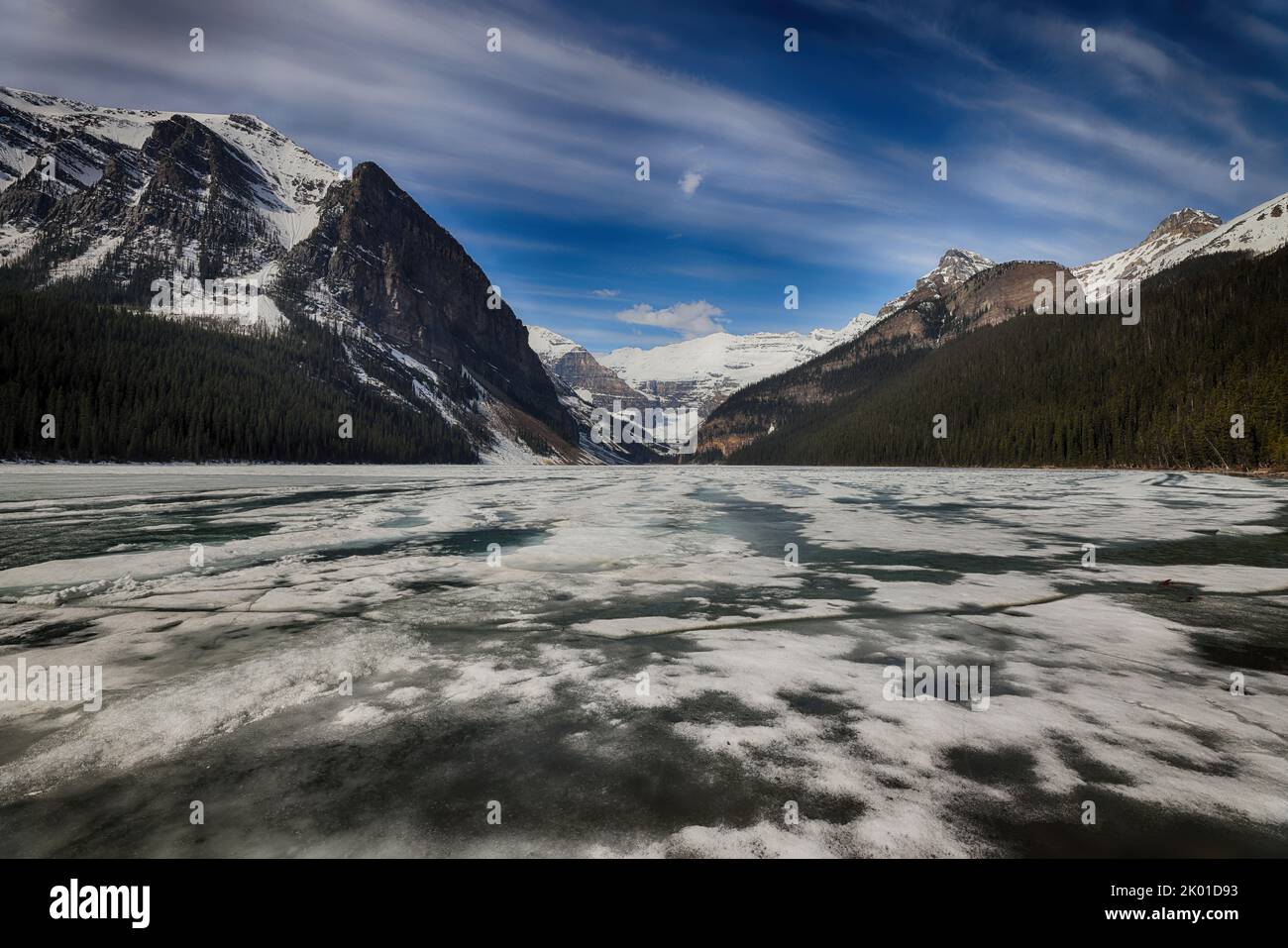 Famous wonderful Lake Louise landscape, Banff National Park, Alberta, Canada Stock Photo - Alamy