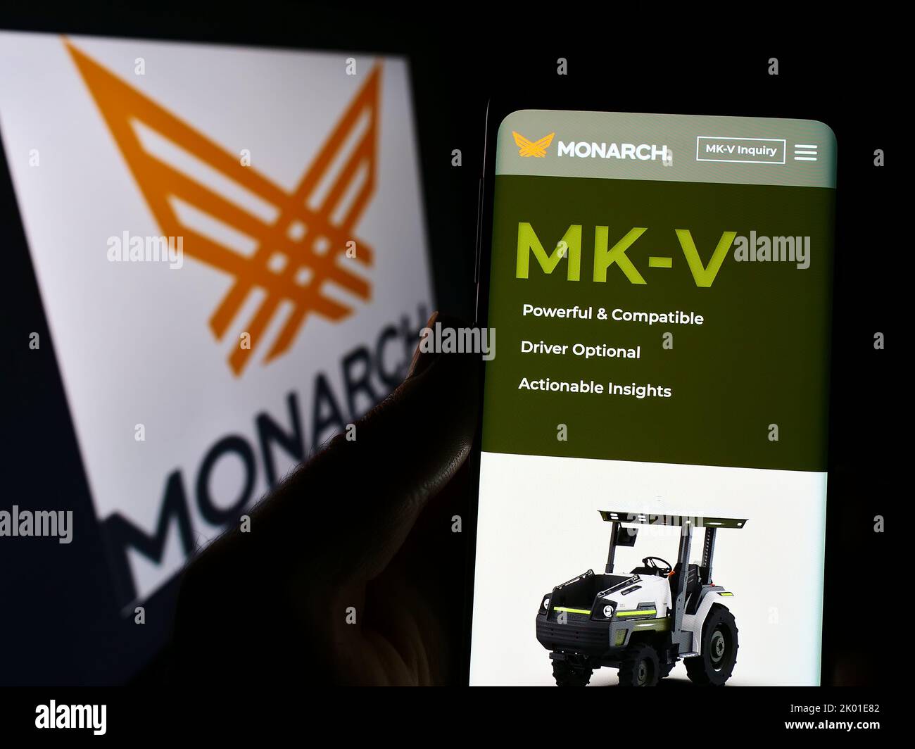 Monarch electric tractor hi-res stock photography and images - Alamy