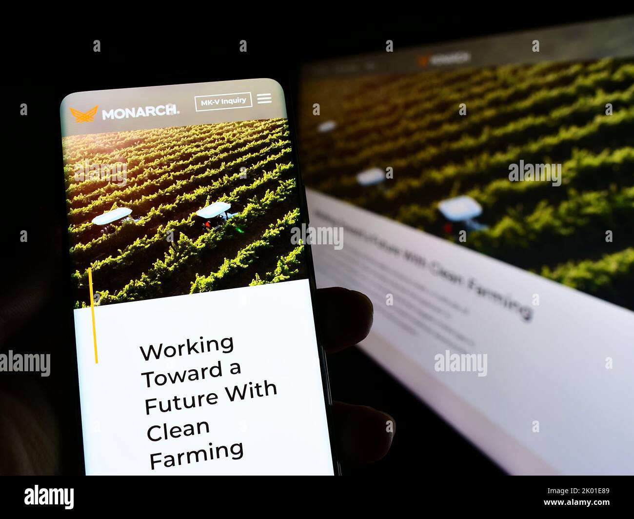 Monarch electric tractor hi-res stock photography and images - Alamy