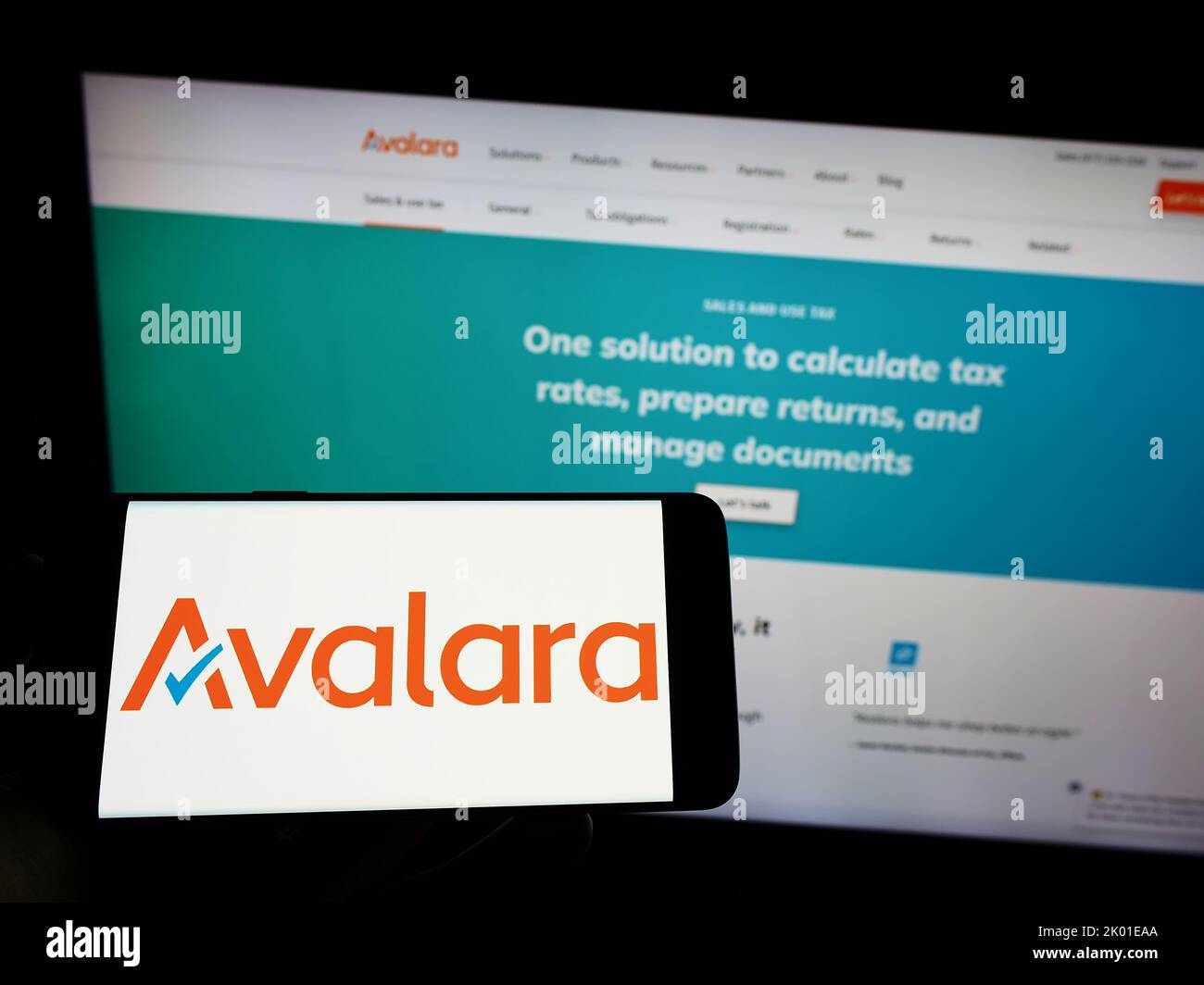 Avalara software hi-res stock photography and images - Alamy
