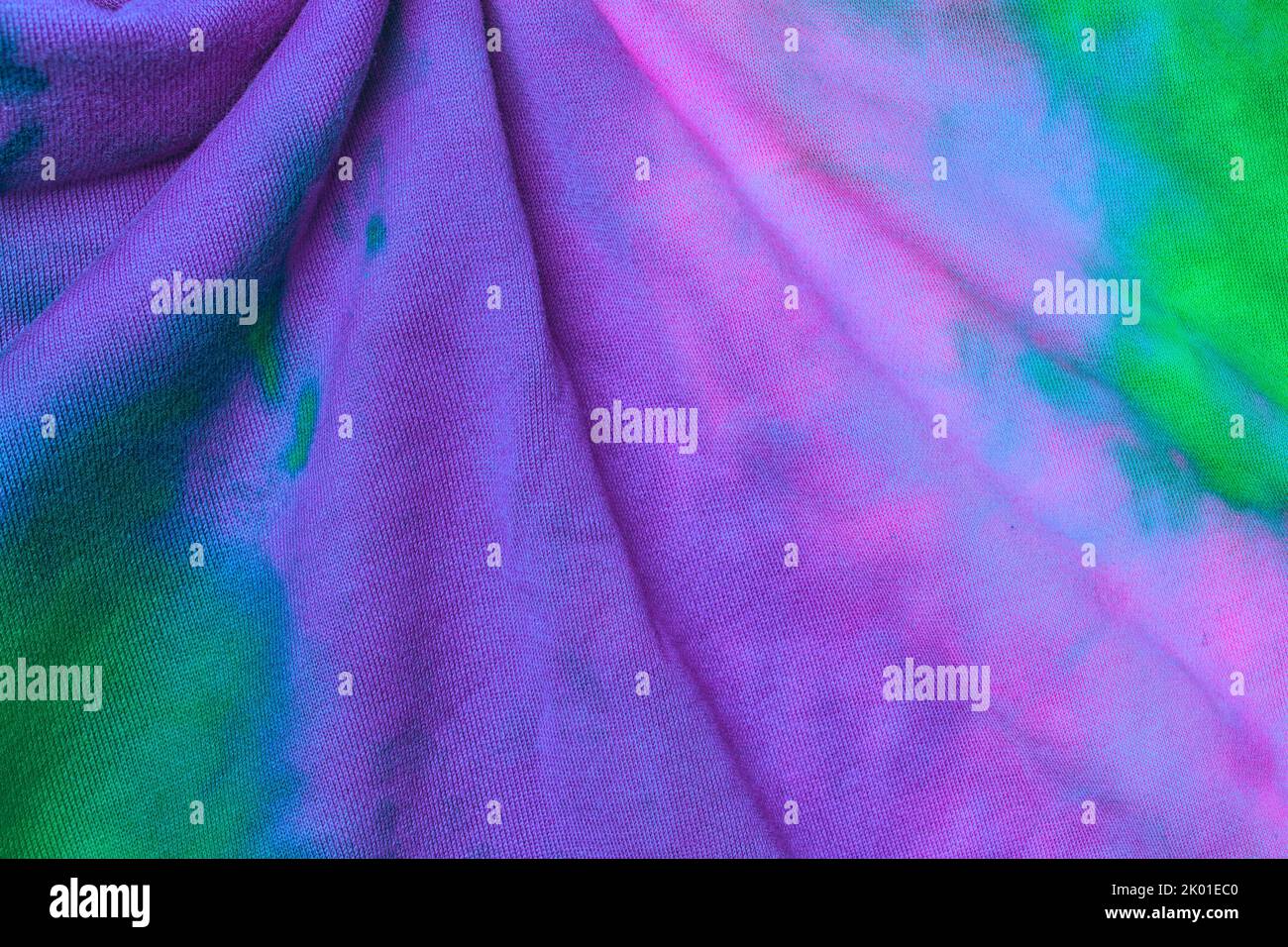Abstract tie dye multicolor fabric cloth purple pattern texture Stock ...