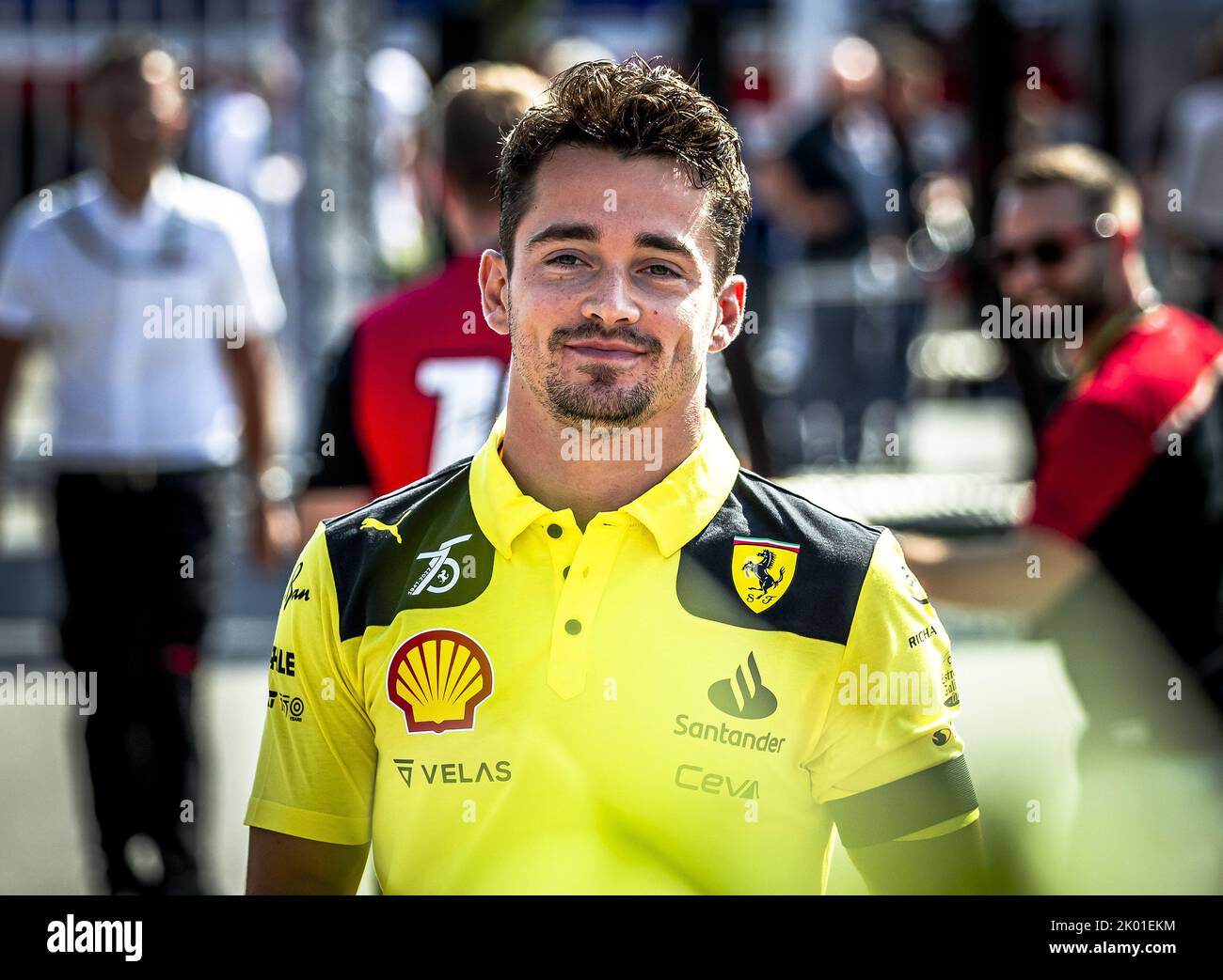 MONZA - Charles Leclerc (Ferrari) prior to the 1st free practice ...