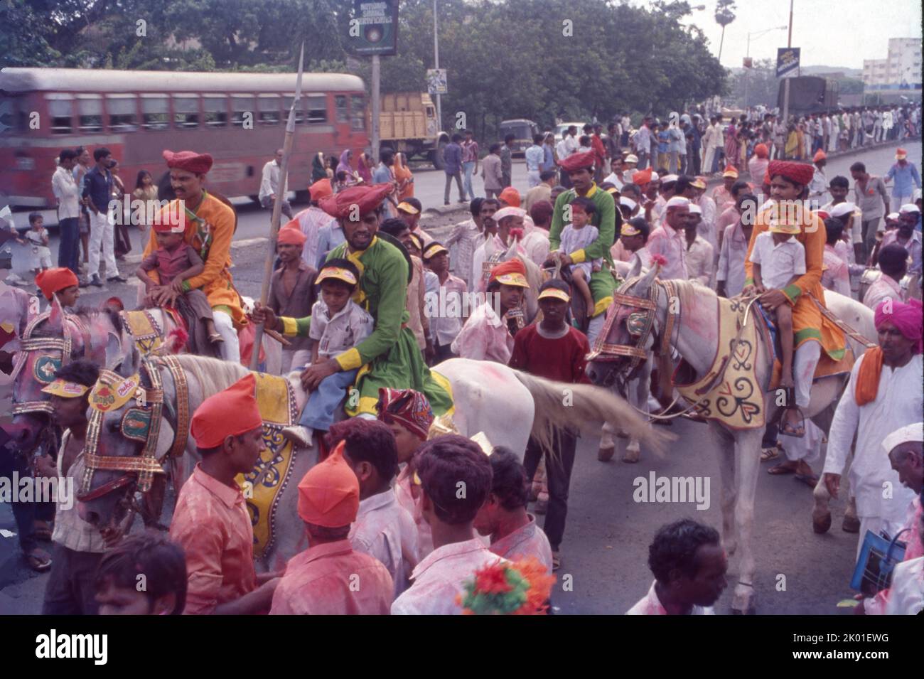 Festival Procession, Bombay Stock Photo - Alamy
