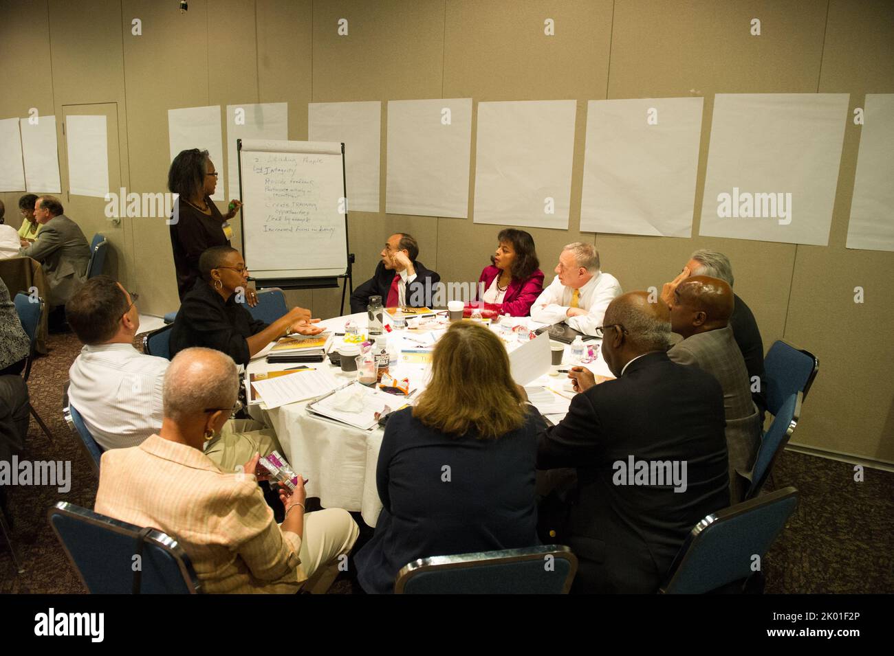 HUD senior executive service (SES) officials meeting Stock Photo - Alamy