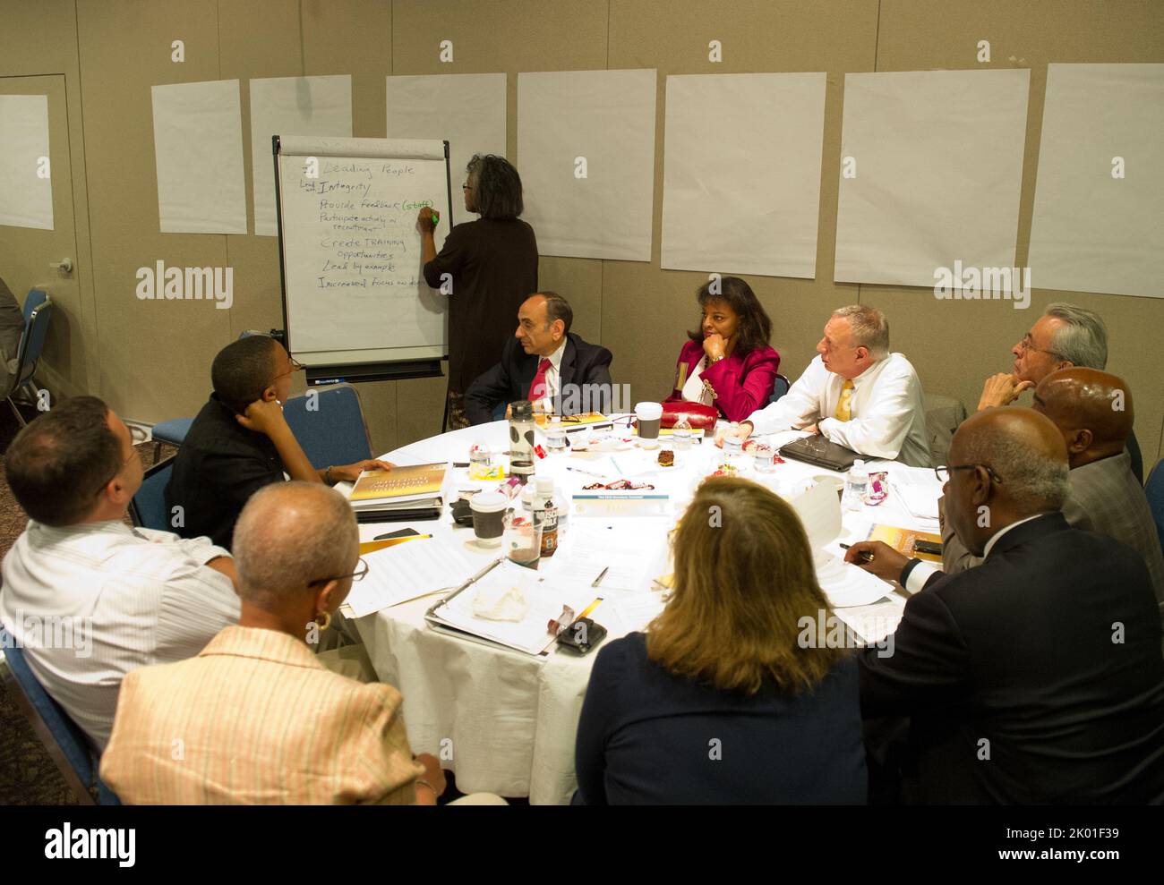 HUD senior executive service (SES) officials meeting Stock Photo - Alamy