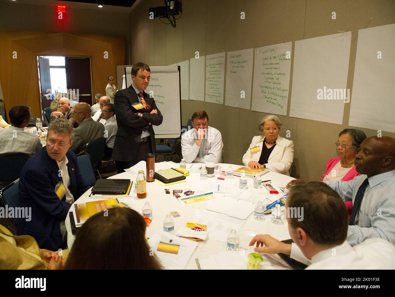 HUD senior executive service (SES) officials meeting Stock Photo - Alamy