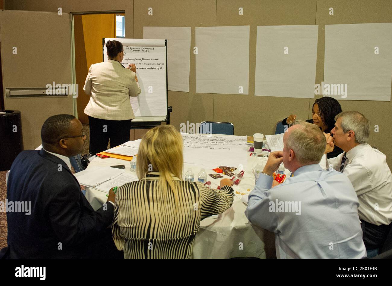 HUD senior executive service (SES) officials meeting Stock Photo - Alamy