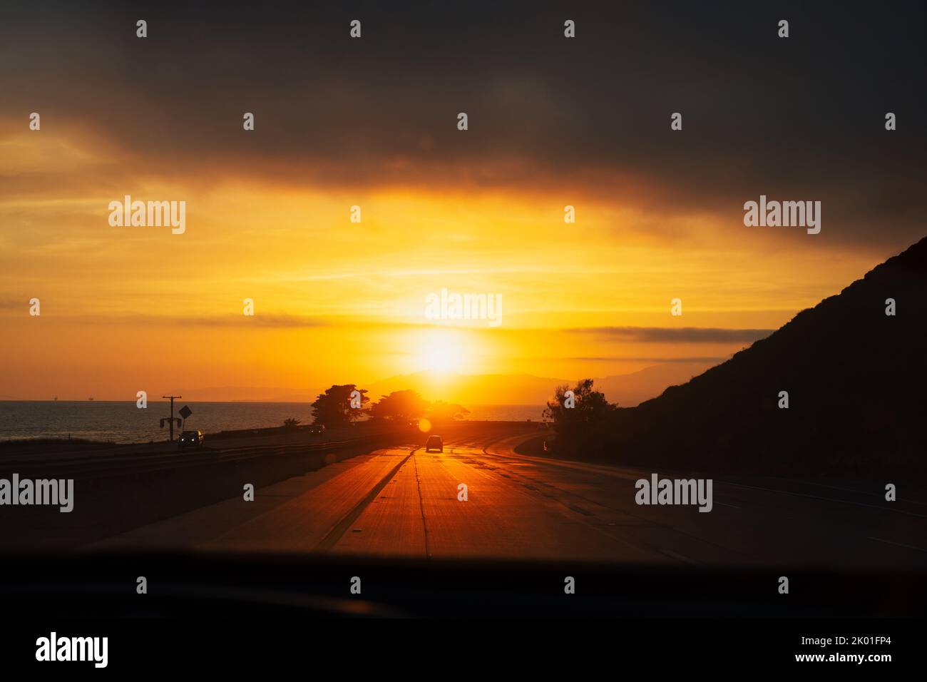 101 freeway sunset hi-res stock photography and images - Alamy