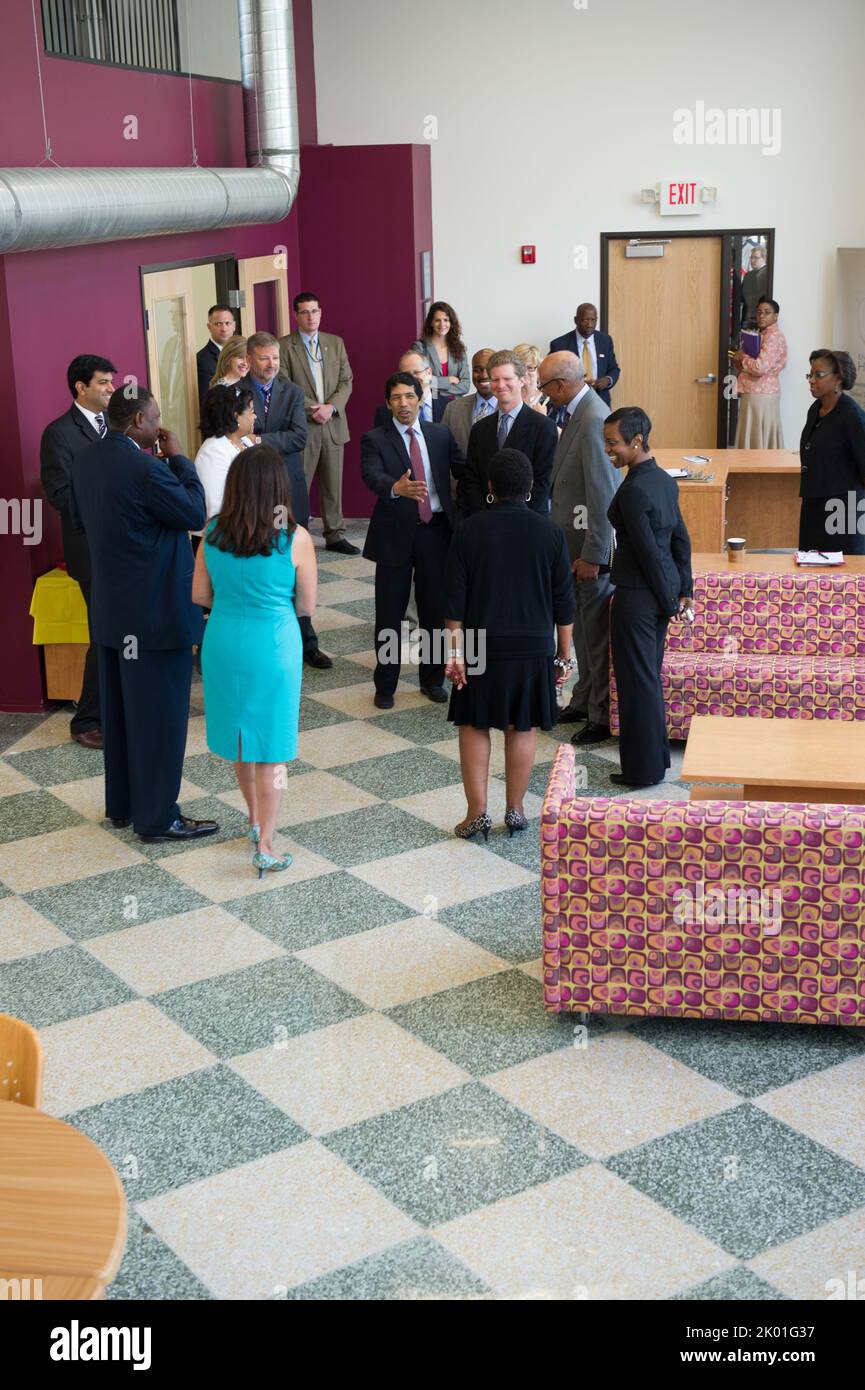 Secretary Shaun Donovan in Detroit, Michigan, where he met and held a ...