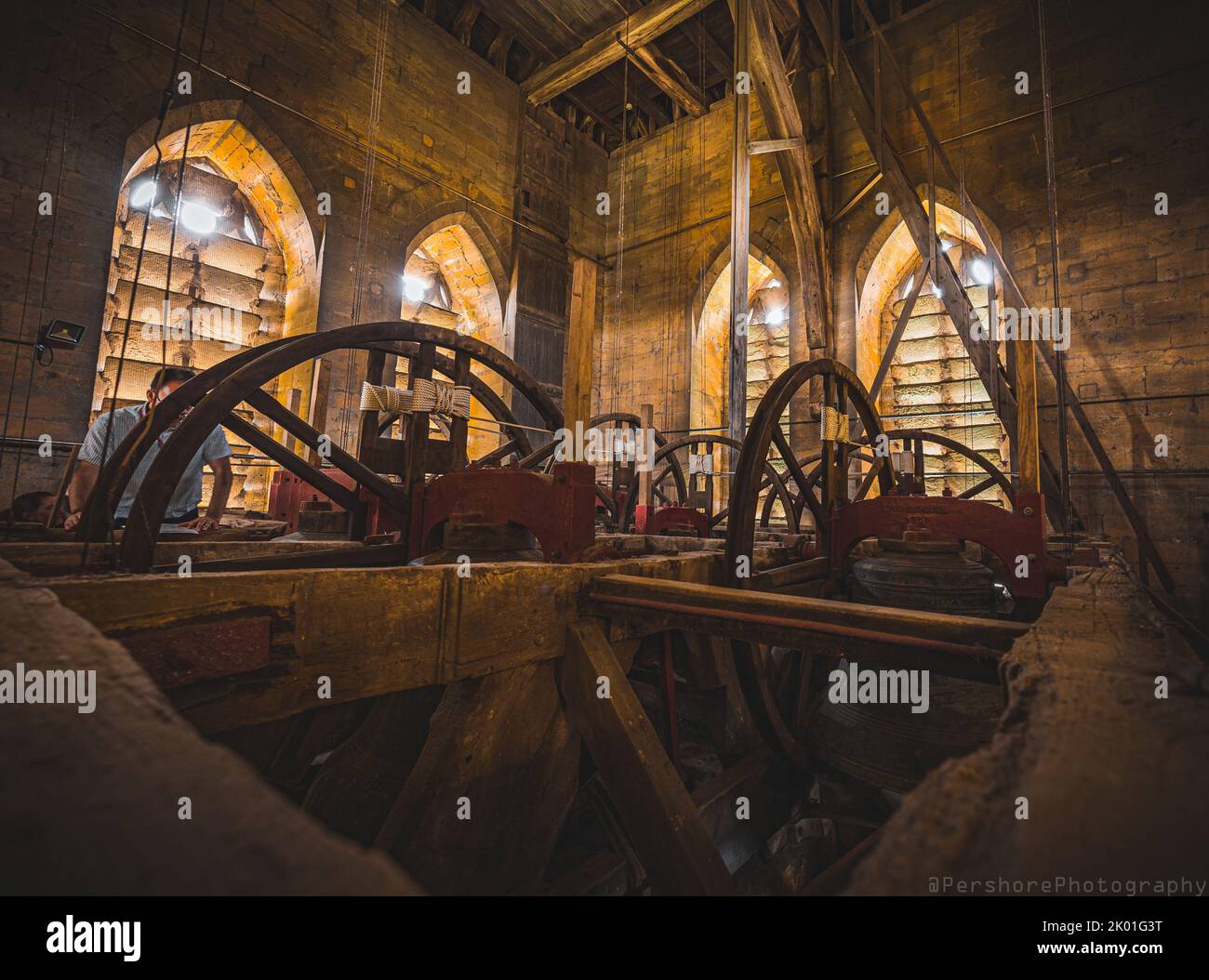 Inside bell tower hi-res stock photography and images - Alamy