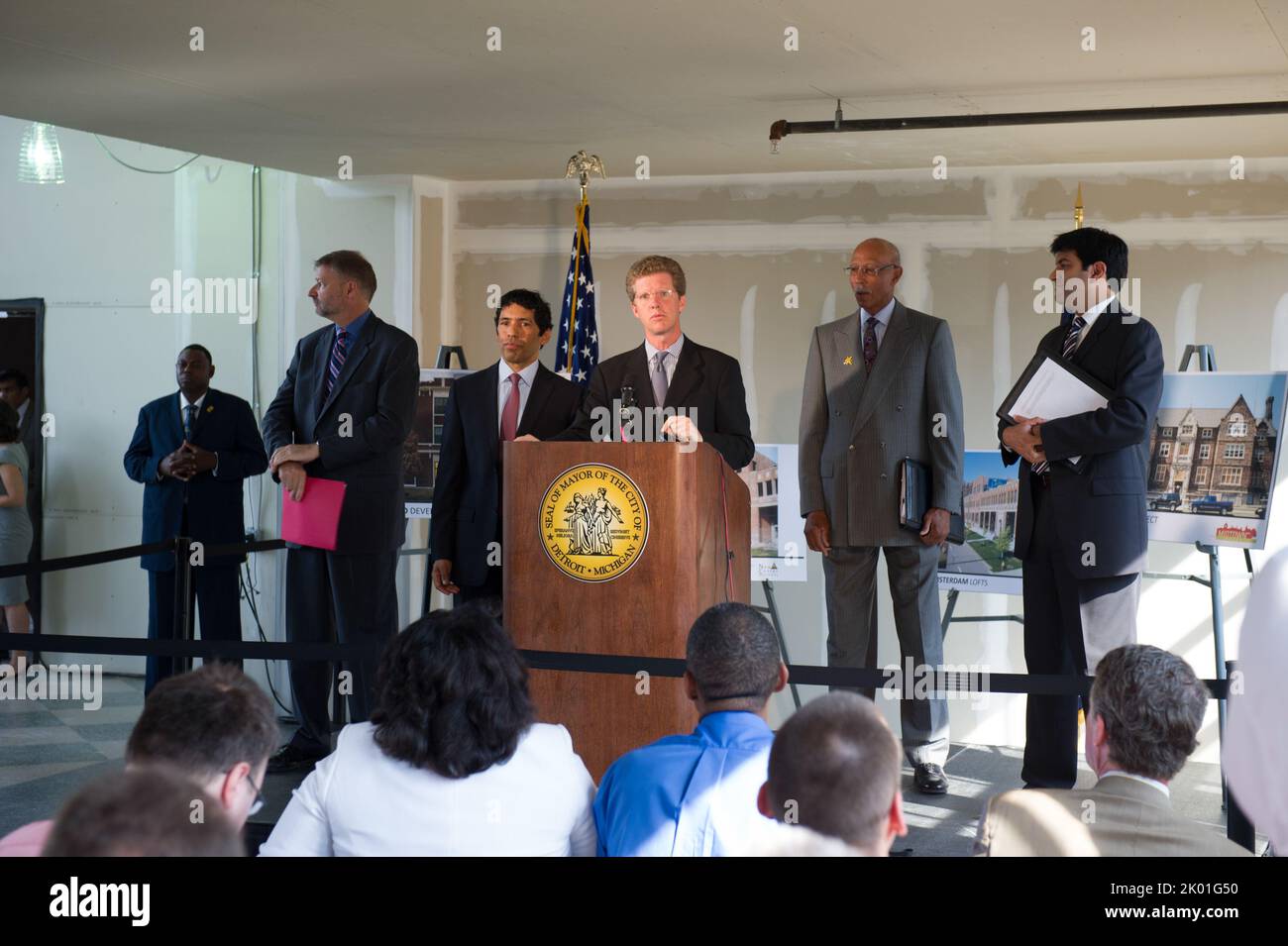 Secretary Shaun Donovan in Detroit, Michigan, where he met and held a ...
