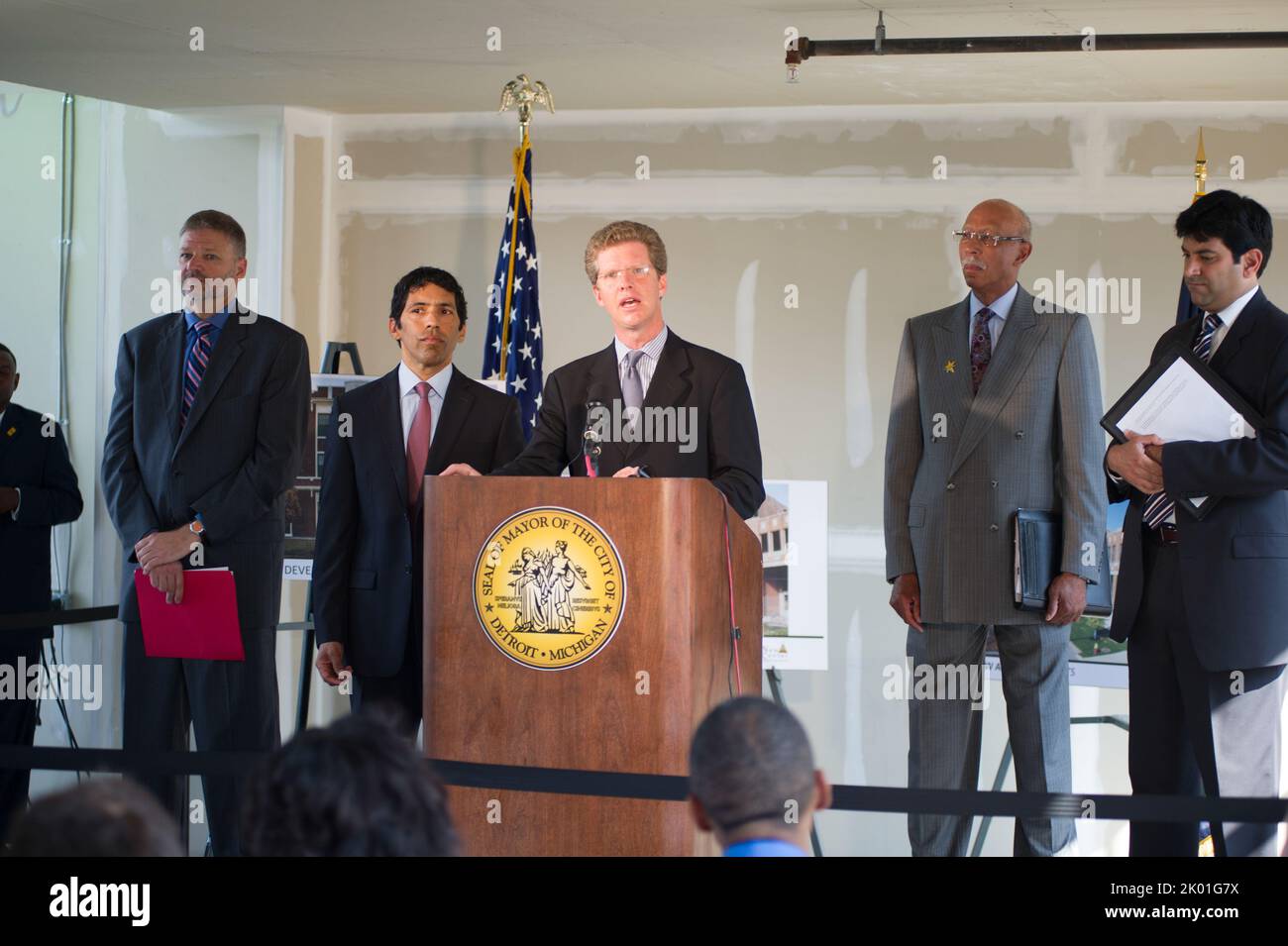 Secretary Shaun Donovan in Detroit, Michigan, where he met and held a ...