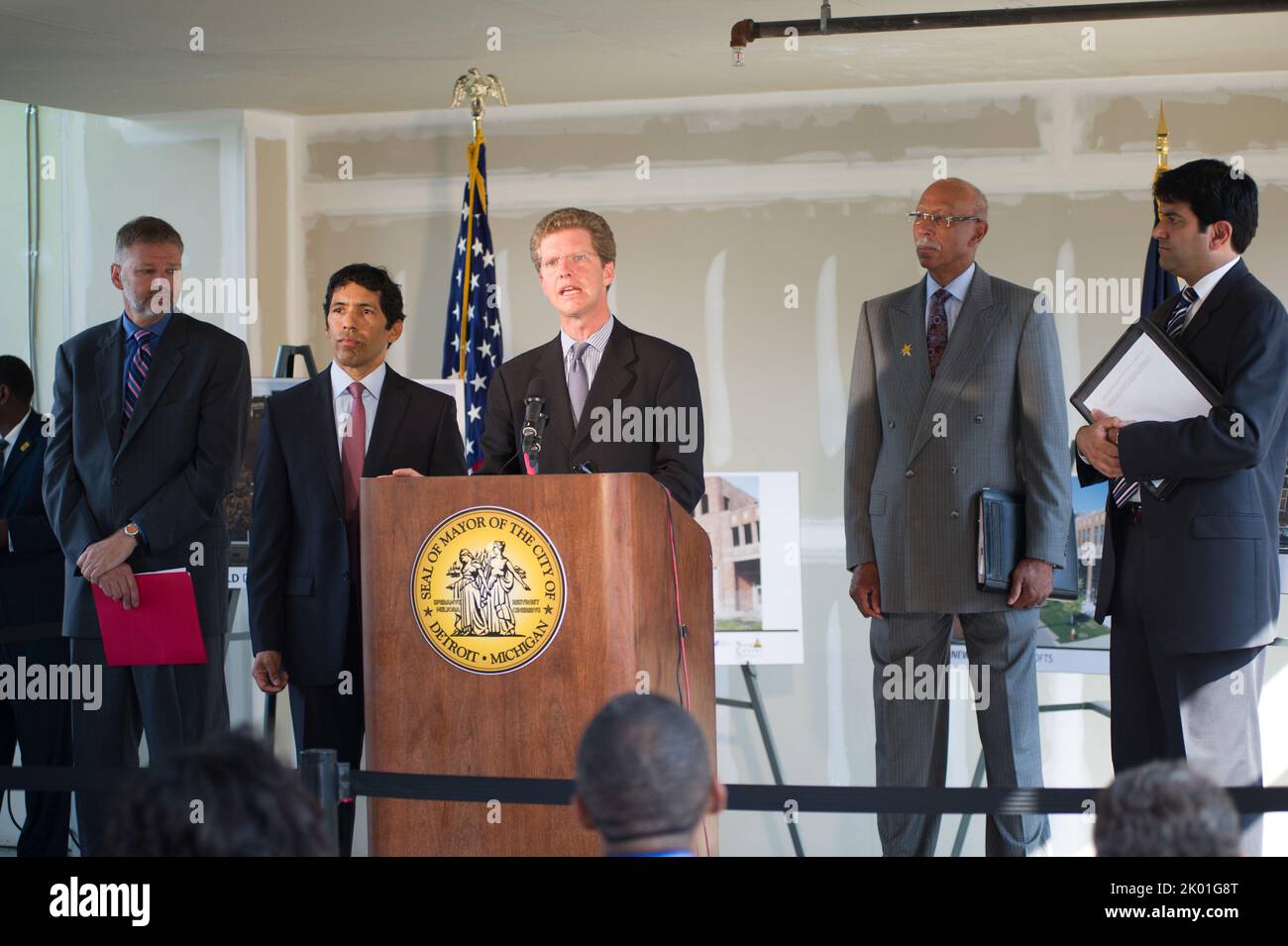 Secretary Shaun Donovan in Detroit, Michigan, where he met and held a ...