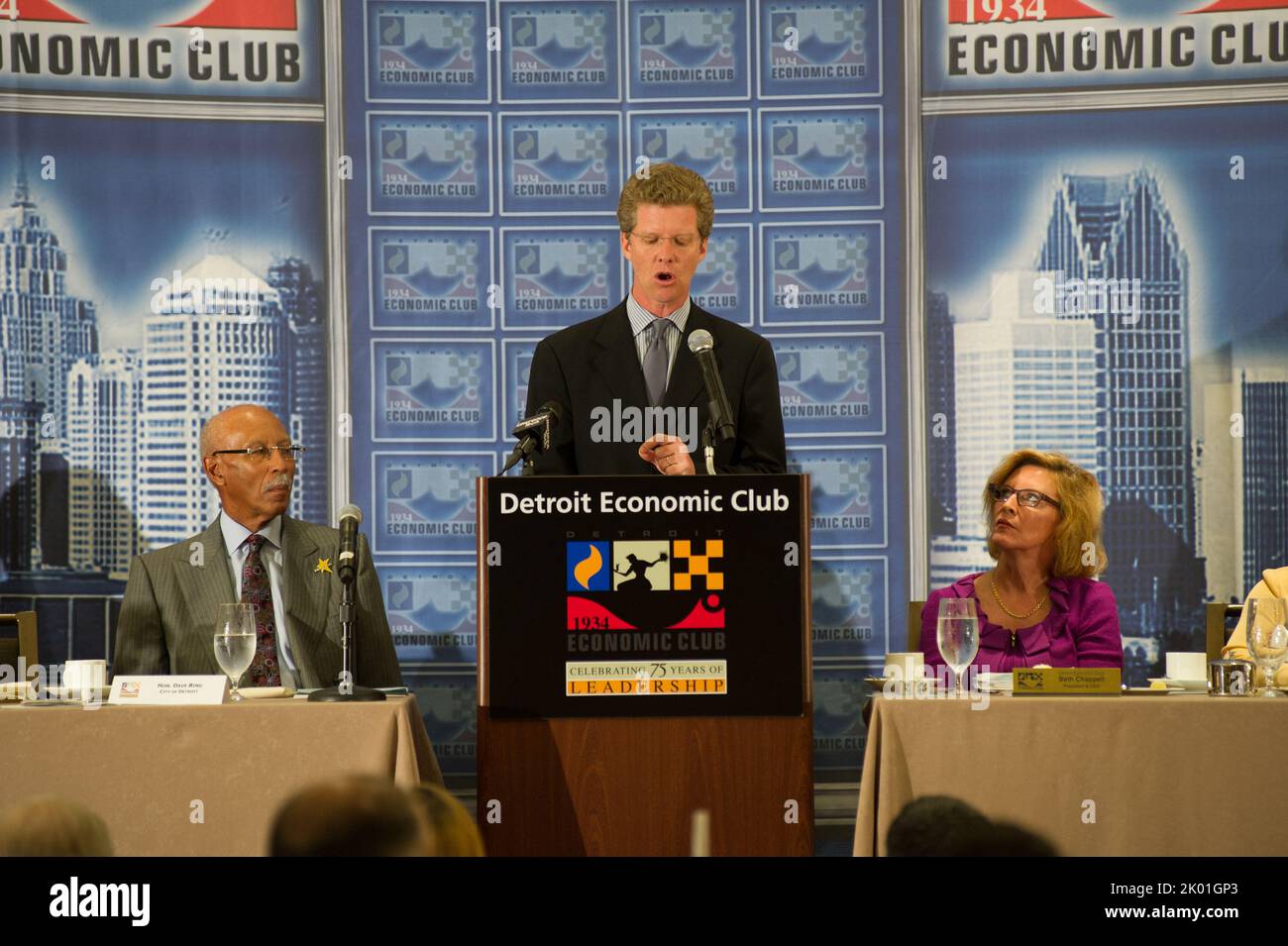 Secretary Shaun Donovan in Detroit, Michigan, where he met and held a ...