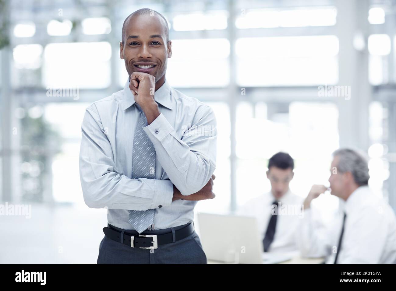 Powerful businessman in suit hi-res stock photography and images - Alamy