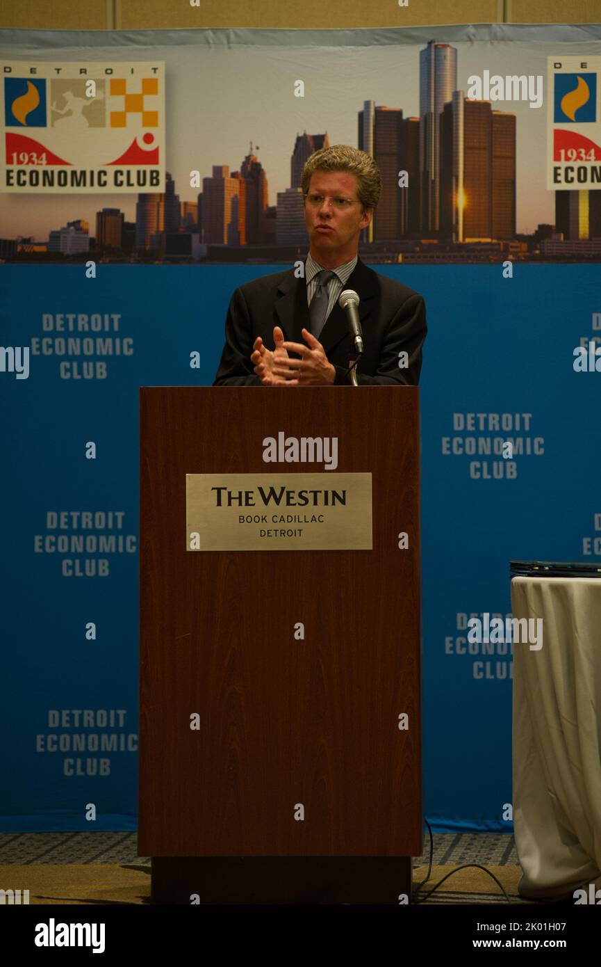Secretary Shaun Donovan in Detroit, Michigan, where he met and held a ...