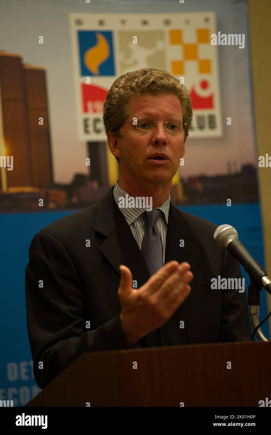 Secretary Shaun Donovan in Detroit, Michigan, where he met and held a ...