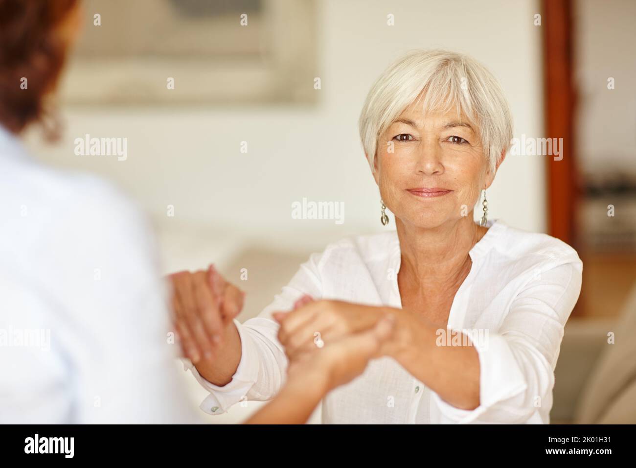 Everyone needs a little support now and then. Portrait of a senior ...