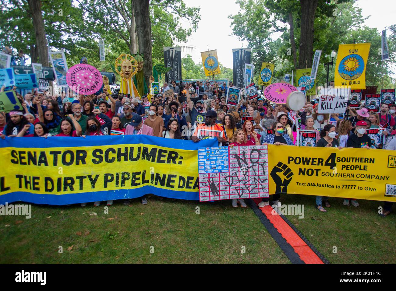 Washington, D.C. - September 8, 2022: Protesters and activists gathered ...
