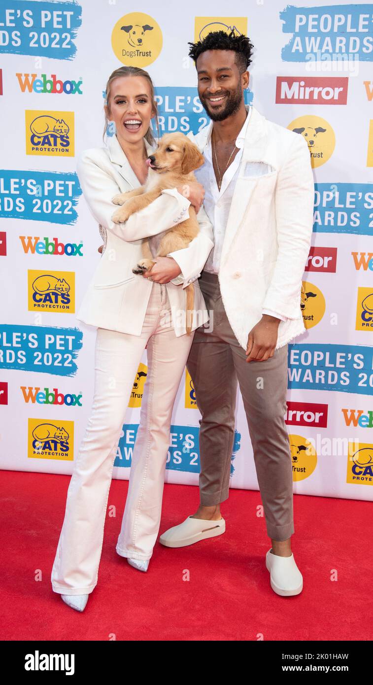 London, UK. 08th Sep, 2022. Faye Winter and Teddy Soares attend the ...