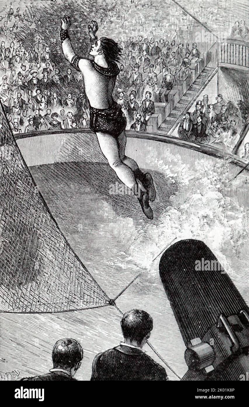 The Man bombshell. This act gave the impression the acrobat was fired ...