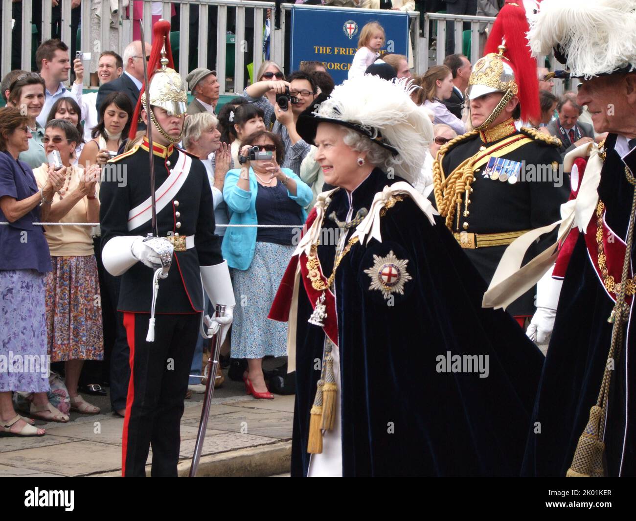 The Queen, Elizabeth II and the Duke of Edinburgh June 16, 2008. Photo by Ibagli Stock Photo - Alamy