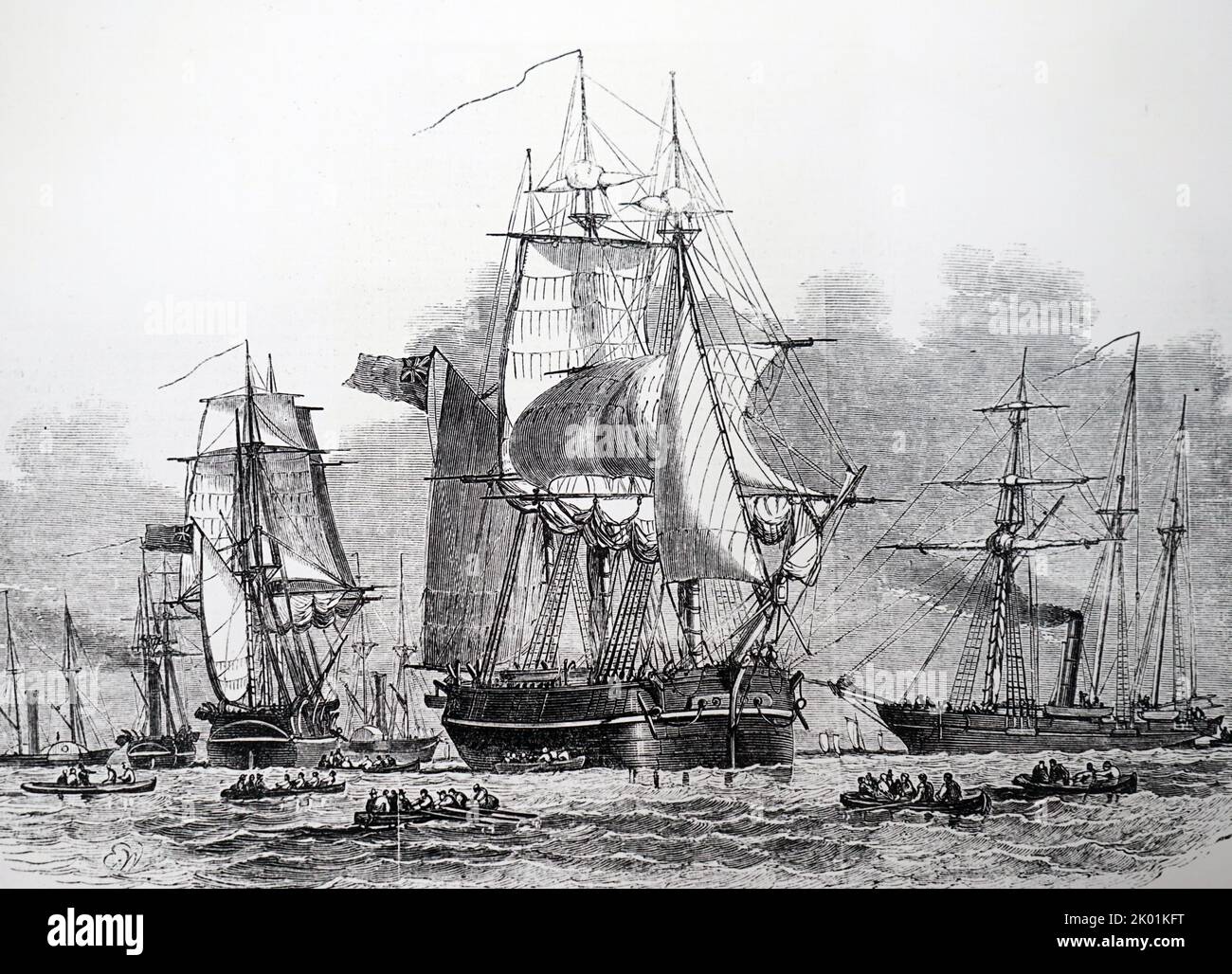 1850 franklin search expedition hi-res stock photography and images - Alamy