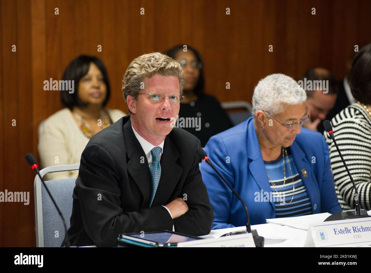 Secretary Shaun Donovan joining the Chief Operating Officer, Estelle ...