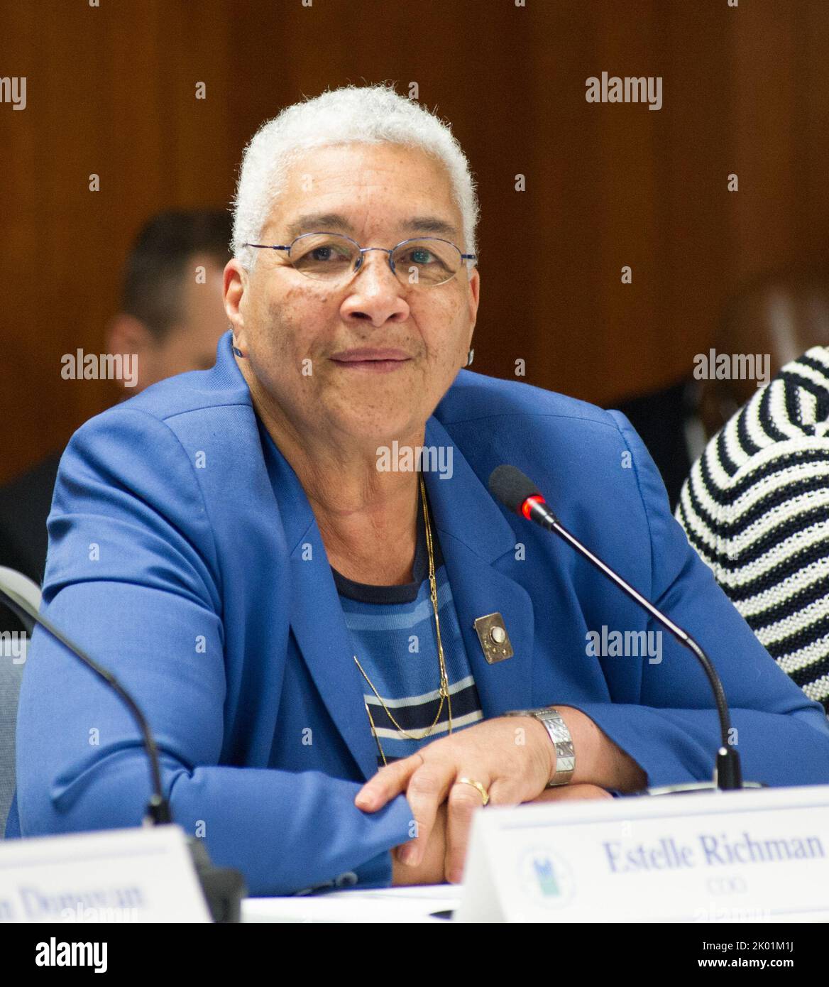 Secretary Shaun Donovan joining the Chief Operating Officer, Estelle ...