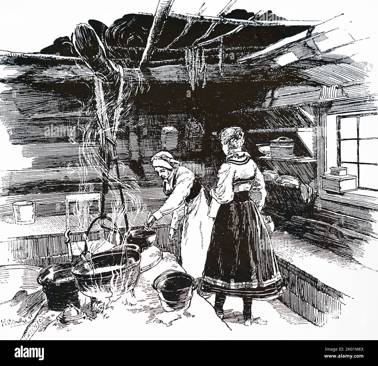 Norway cottage kitchen hi-res stock photography and images - Alamy