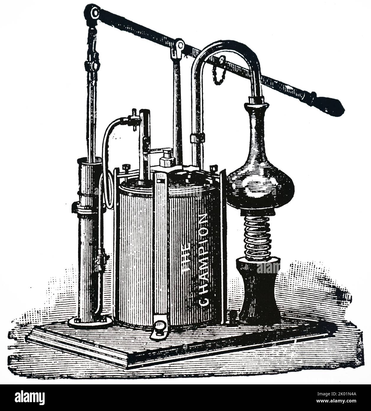 Advertisement for home ice-making machine Stock Photo - Alamy