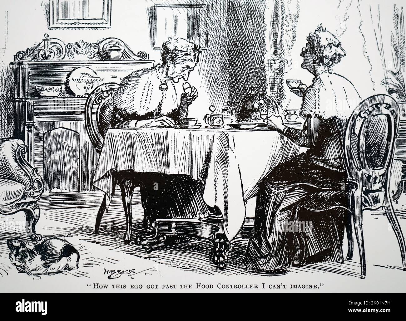 A bad egg. Cartoon from Punch Stock Photo - Alamy