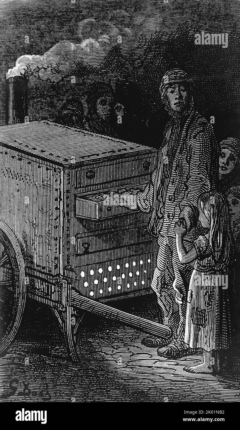 Baked potato man Stock Photo - Alamy